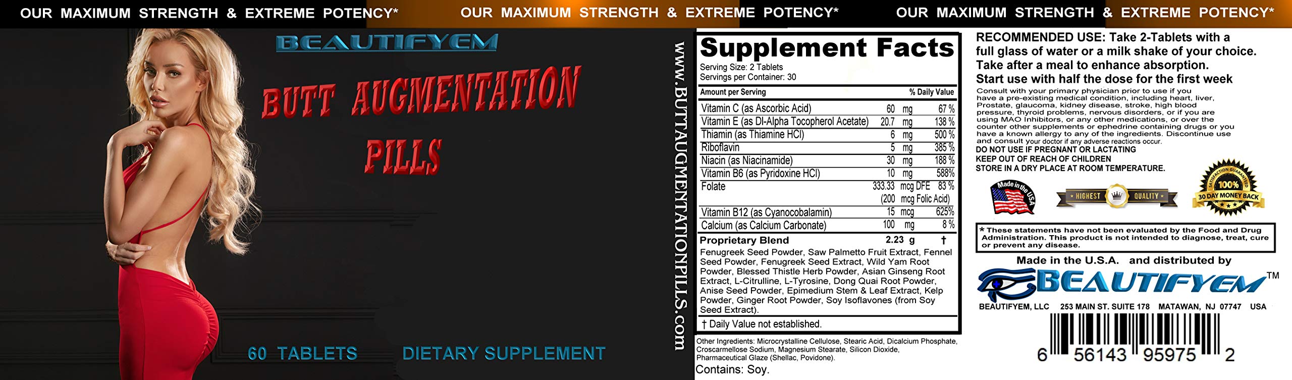 natural supplements for enhanced butt shape