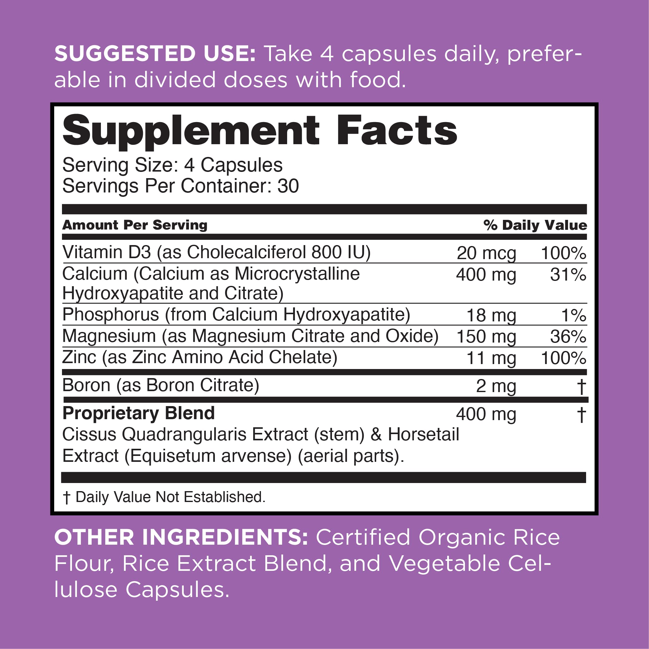natural supplements for healthy bone maintenance
