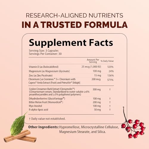 natural supplements for healthy glucose