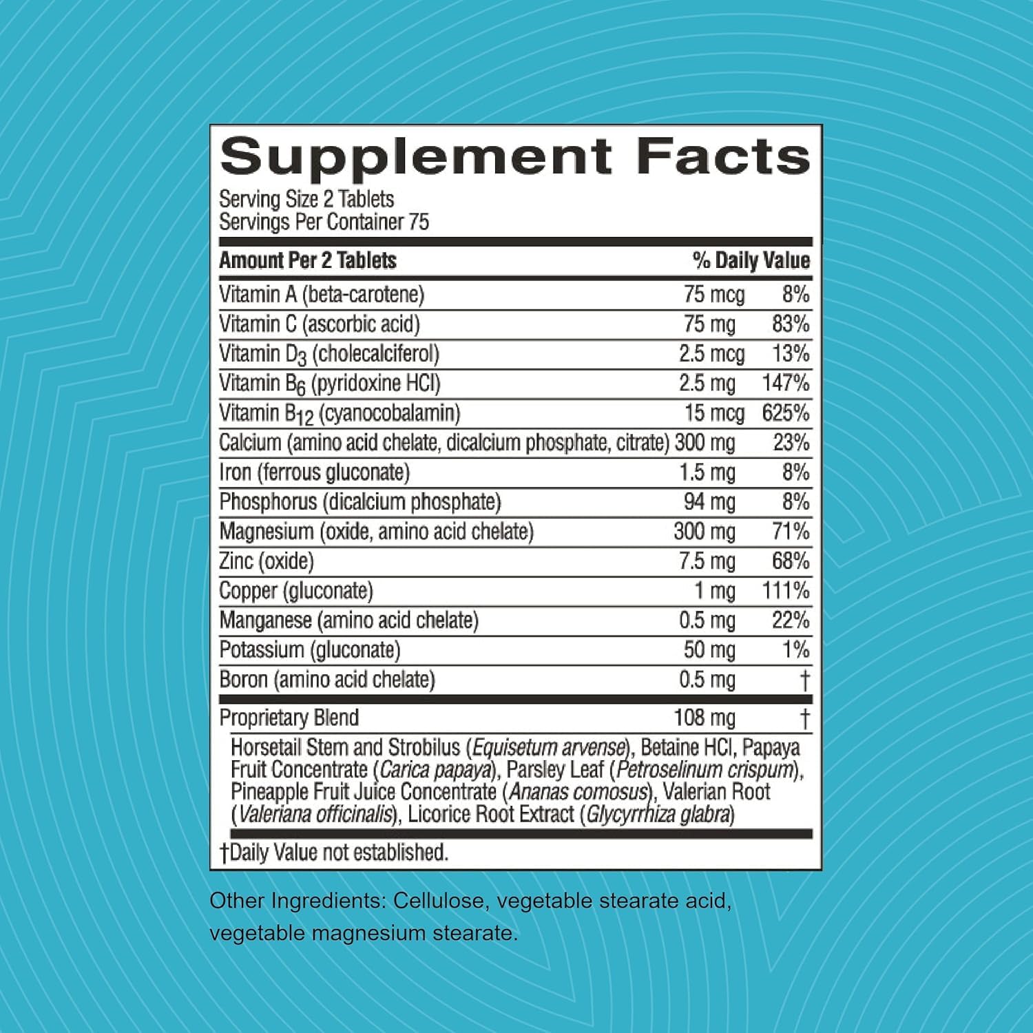 Natural supplements for skeletal strength