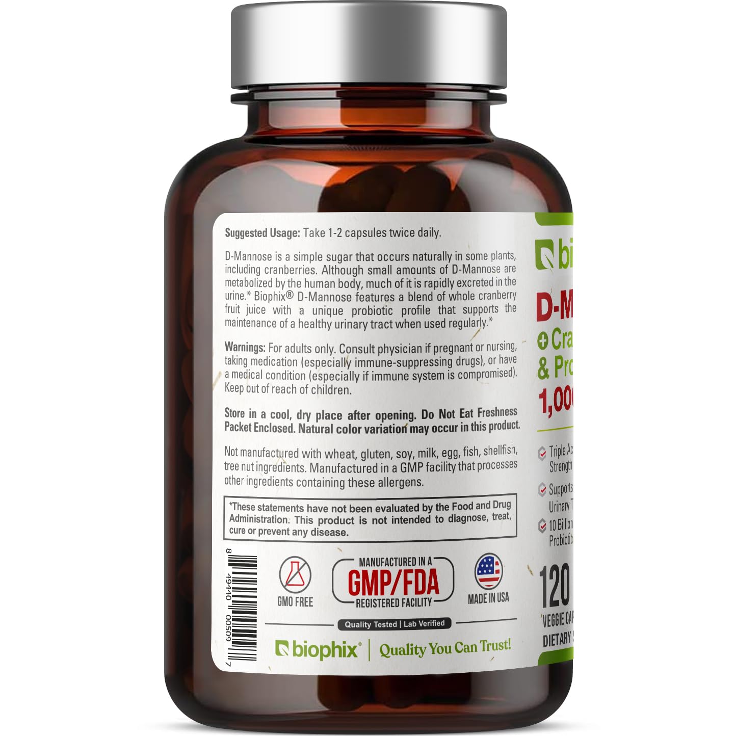 Natural support for bladder infections