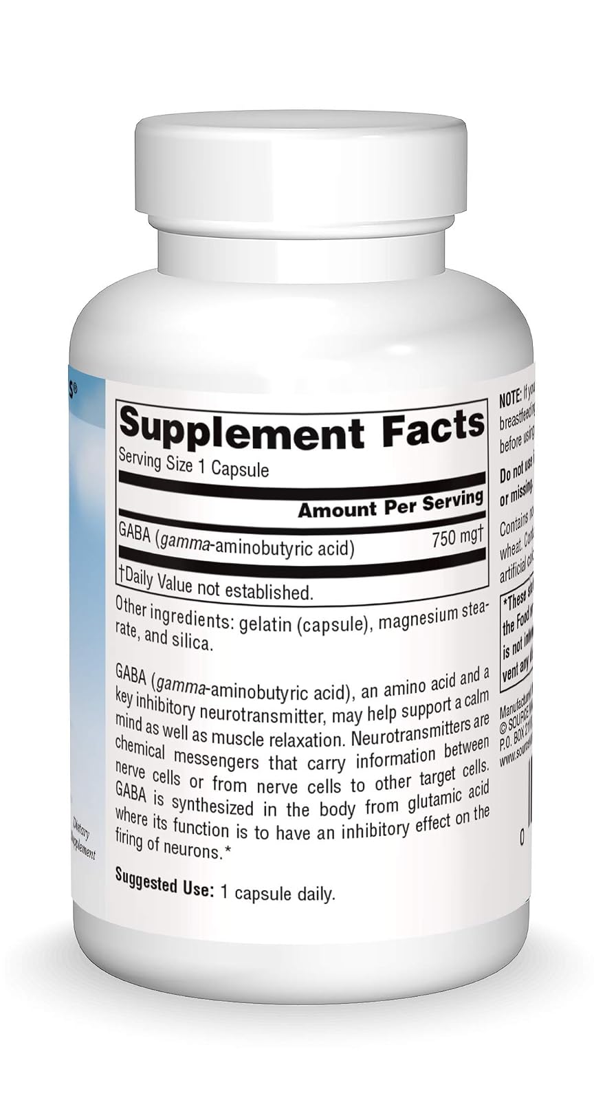 Natural support for calmness and focus