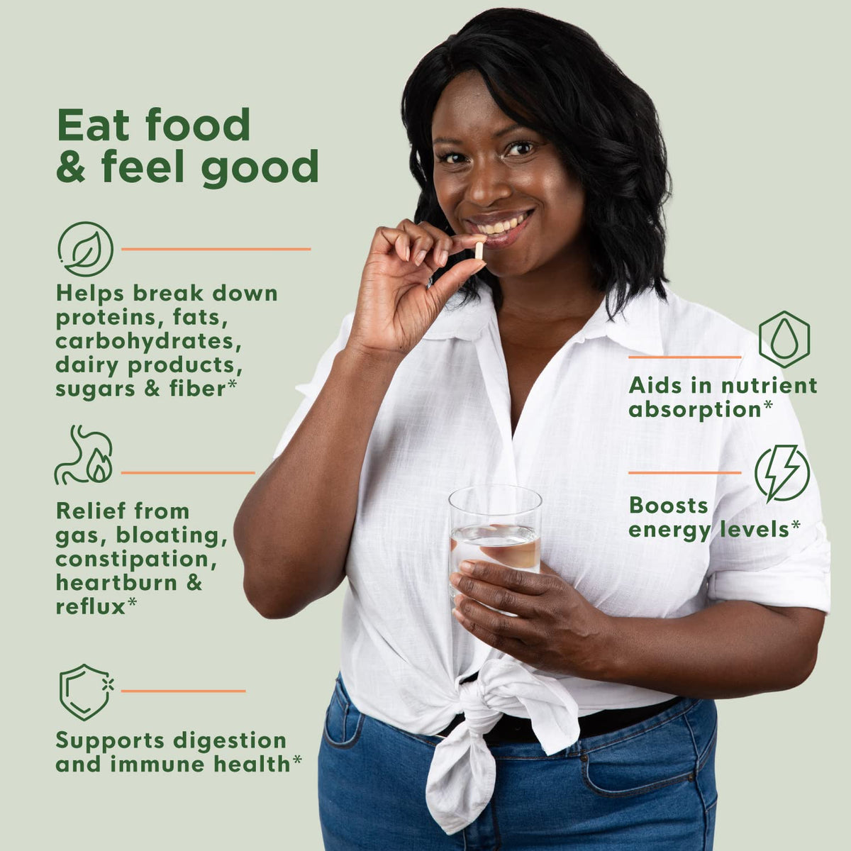 Natural support for digestion with DigestWise