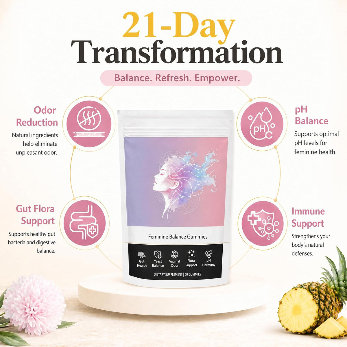 Natural support for feminine wellness
