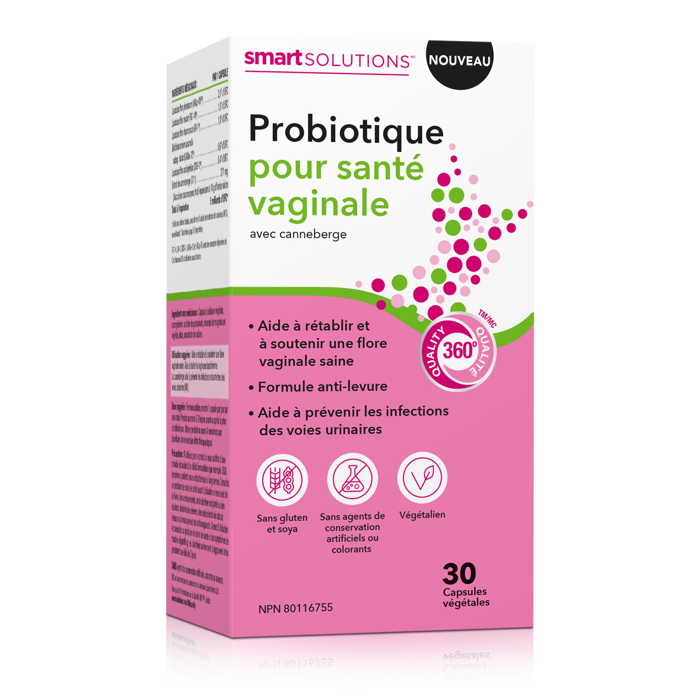 Natural support for vaginal flora