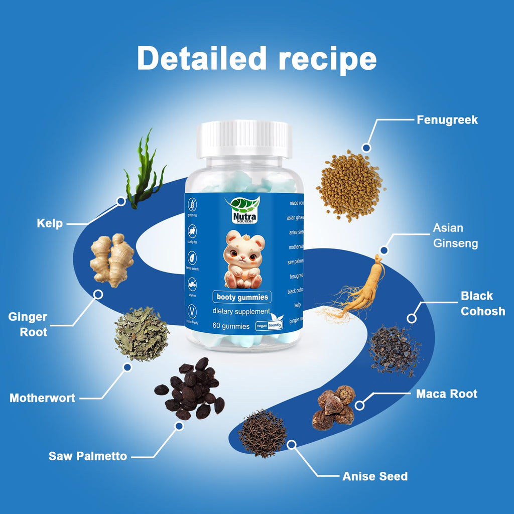 Natural support gummies for healthy curves