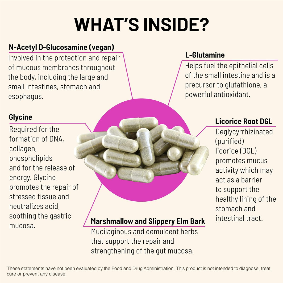 Natural support with Acid Assist Formula