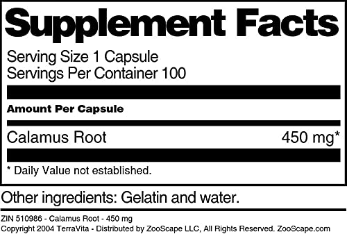 Natural support with Calamus Root capsules