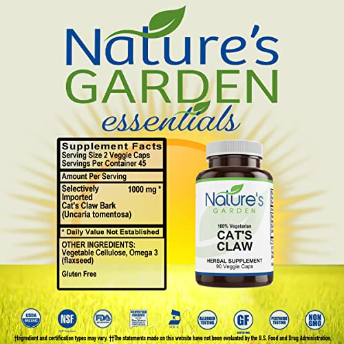 natural support with Cat's Claw bark