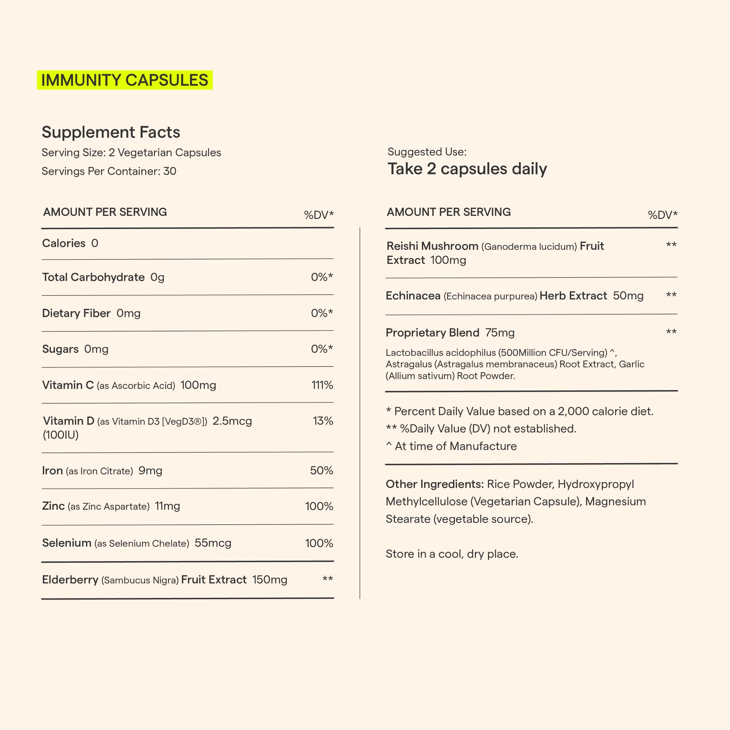 natural support with Rae Immunity Capsules