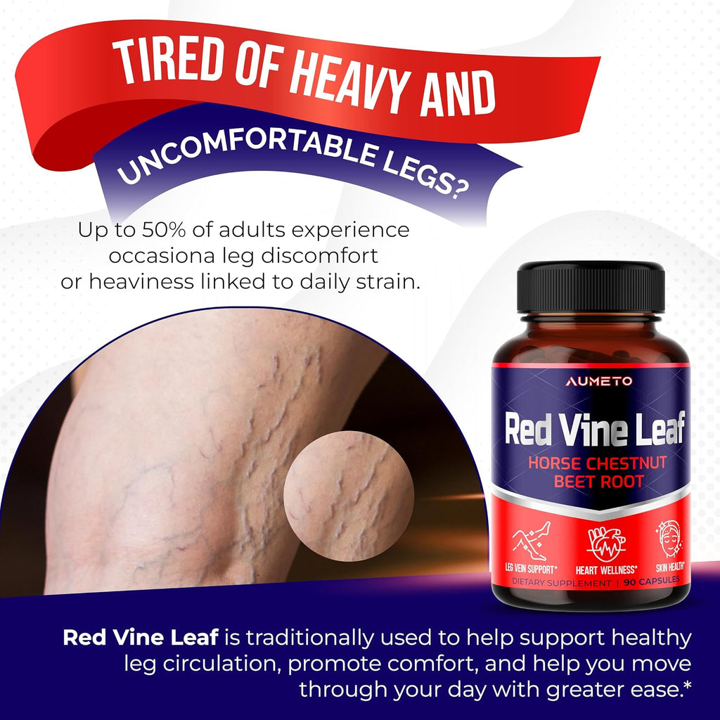 natural support with Red Vine capsules