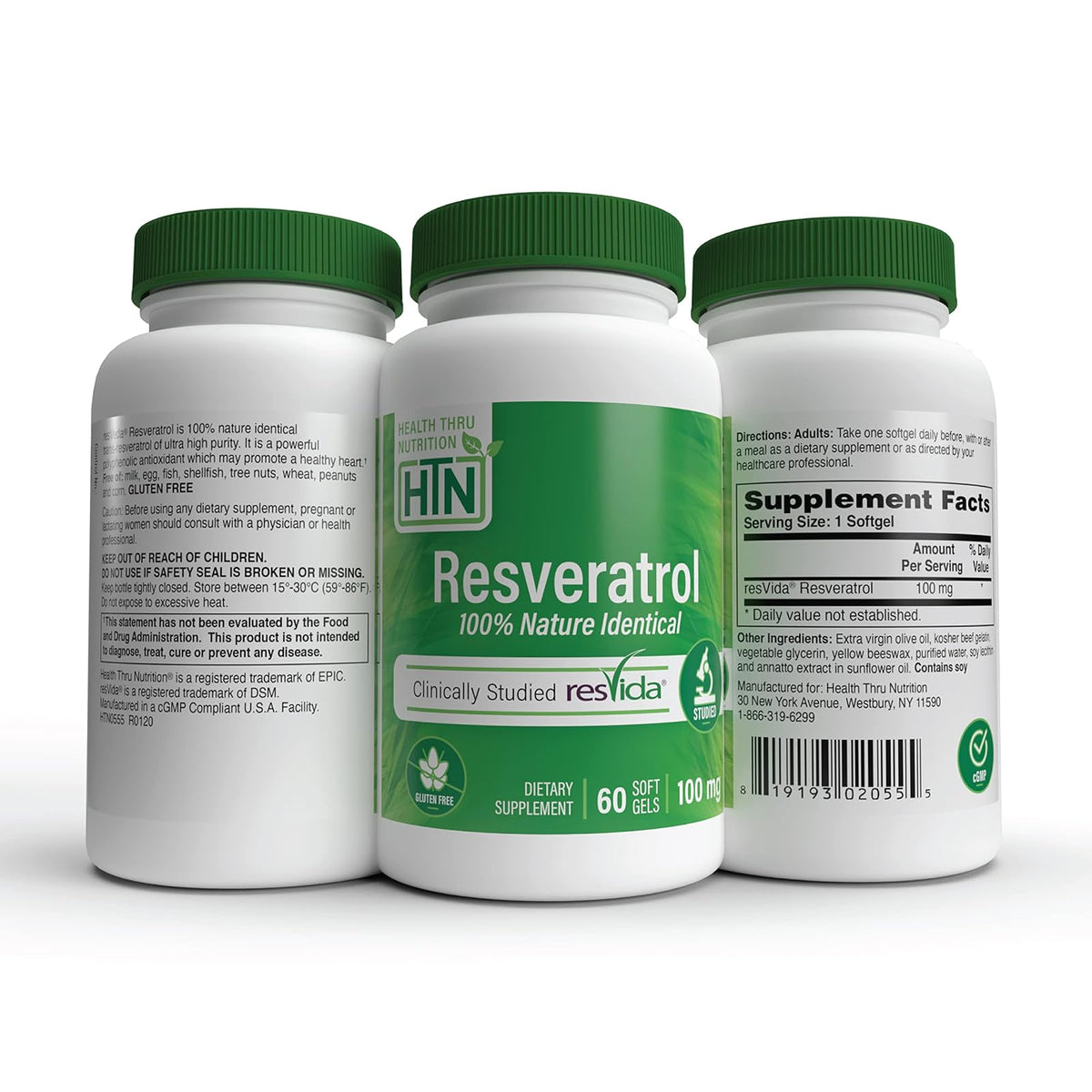 Natural support with Resveratrol capsules