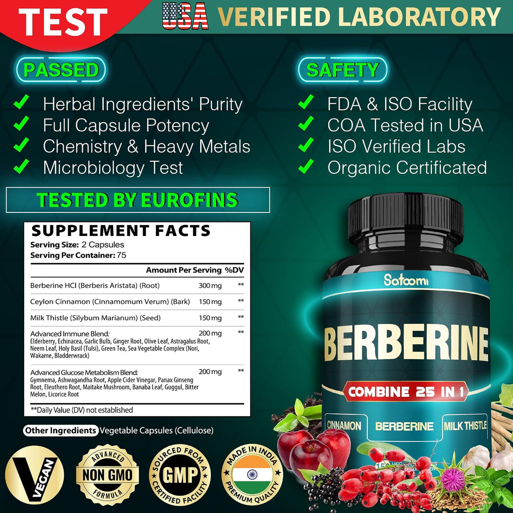 Natural support with Satoomi berberine