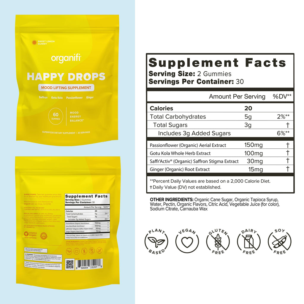 natural sweet lemon flavour gummies
