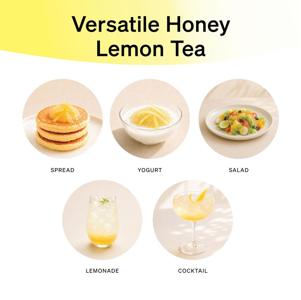 natural sweetened honey lemon tea