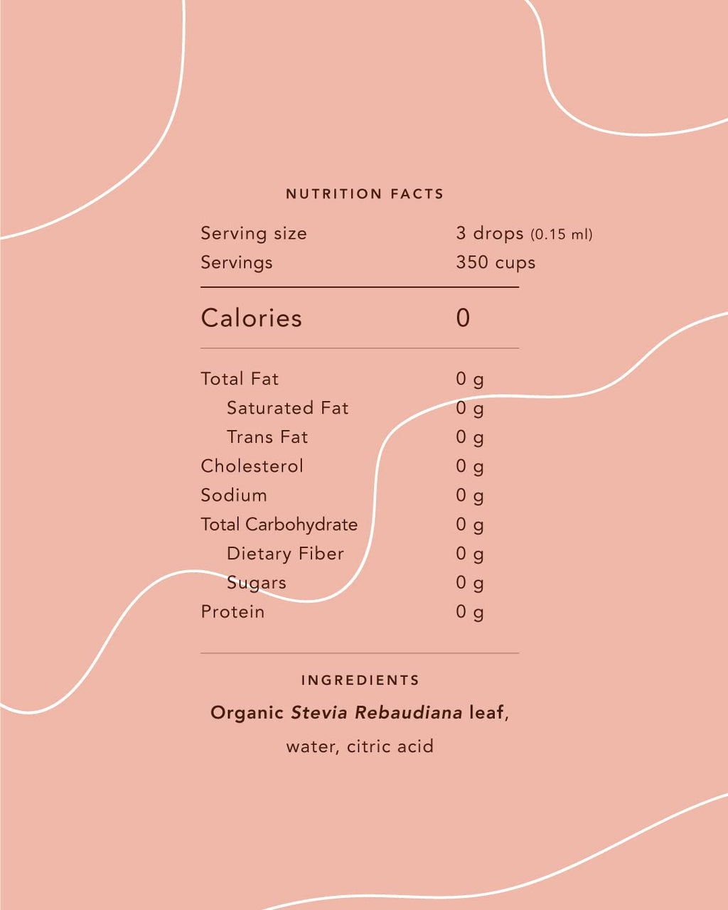 Natural sweetener for coffee and tea