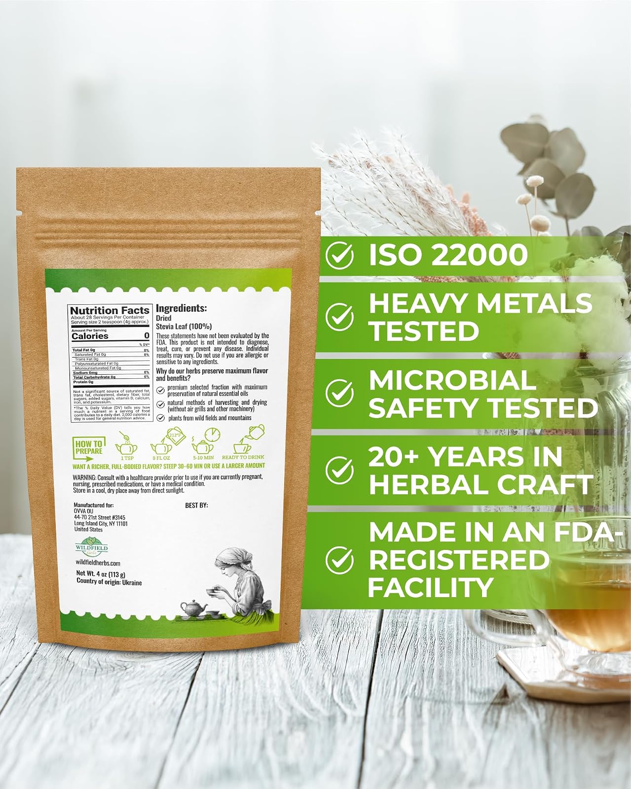 natural sweetener herbal tea blend