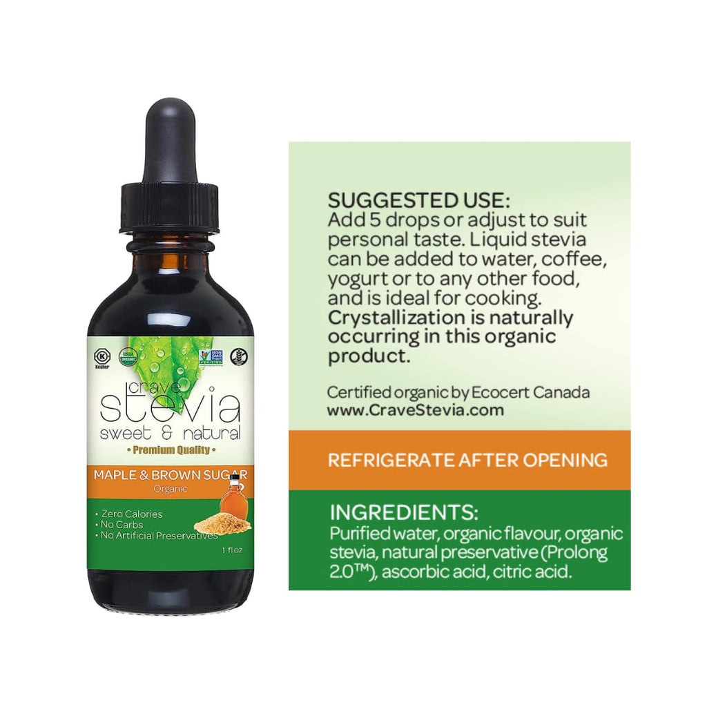 natural sweetener with maple flavour