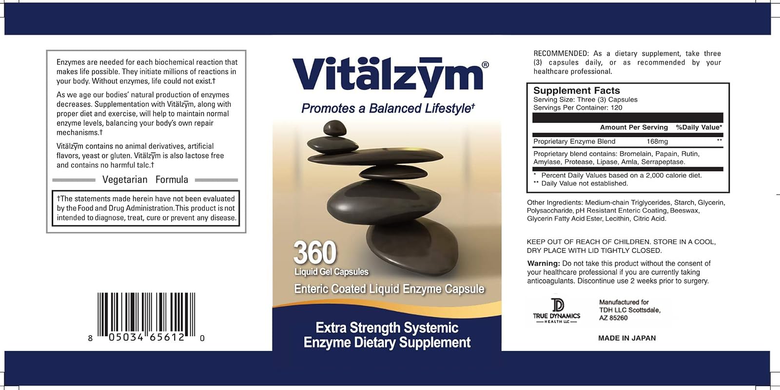 Natural systemic enzymes for digestion