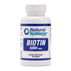 Natural Systems Biotin 5000 mcg tablets