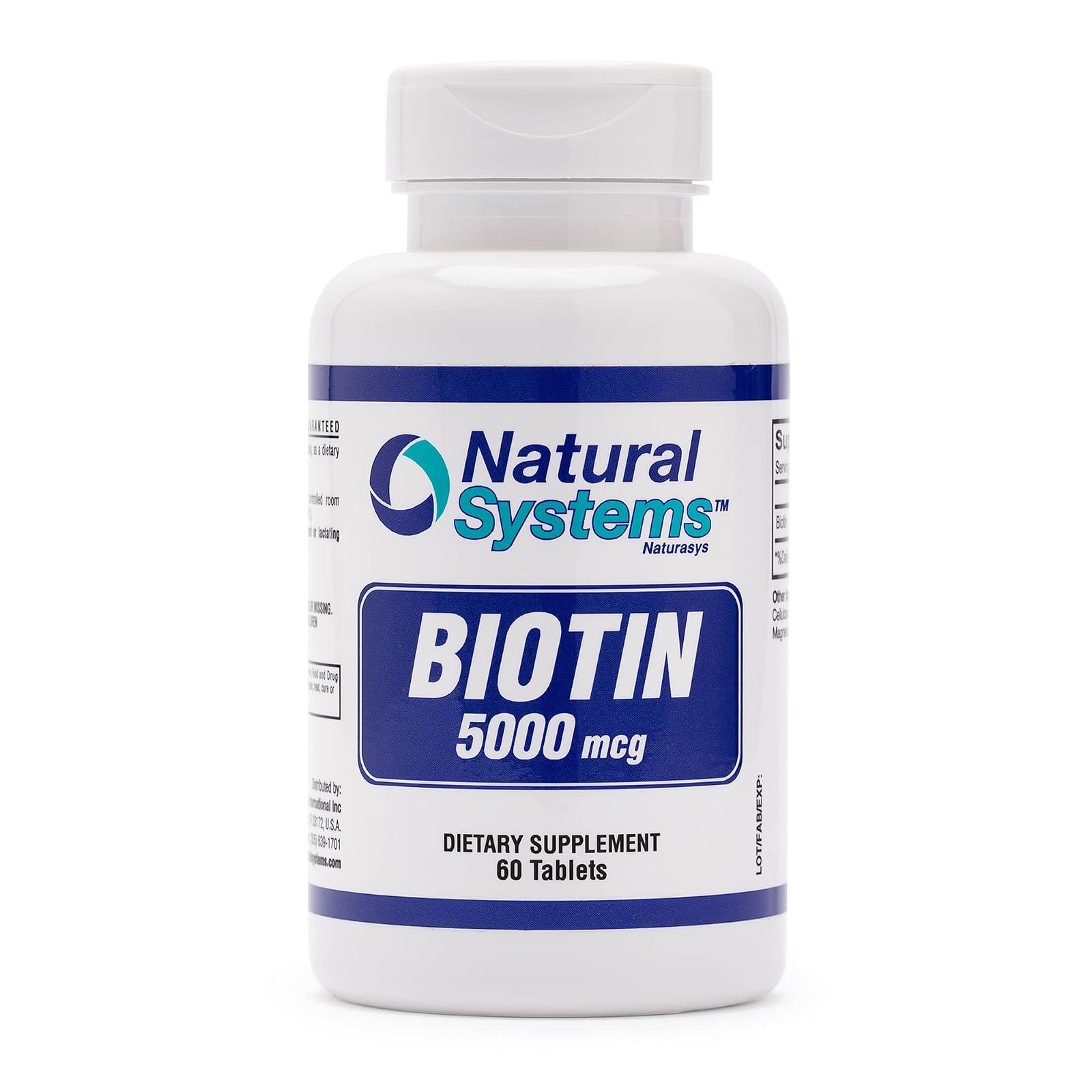 Natural Systems Biotin 5000 mcg tablets