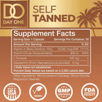 Natural tanning supplement for skin health