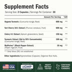 Natural tart cherry extract capsules