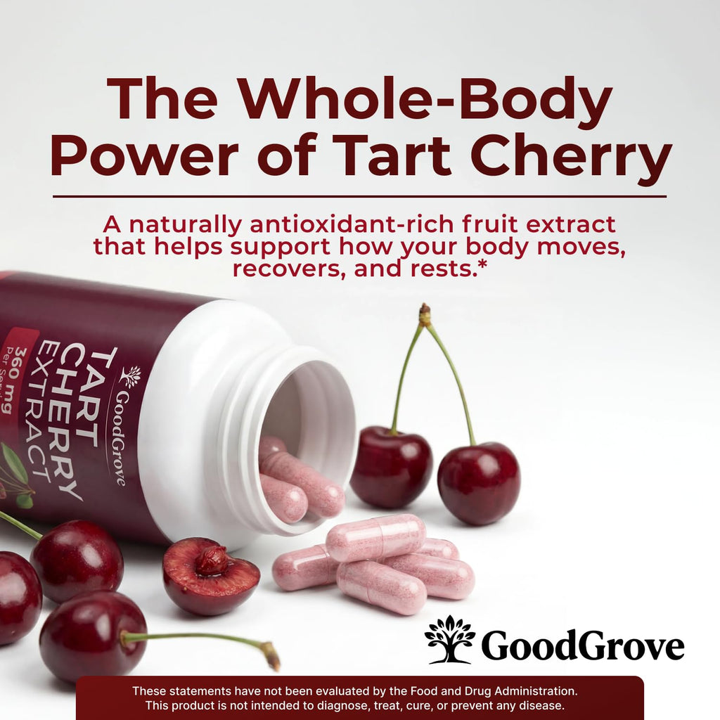 natural tart cherry supplement for wellness
