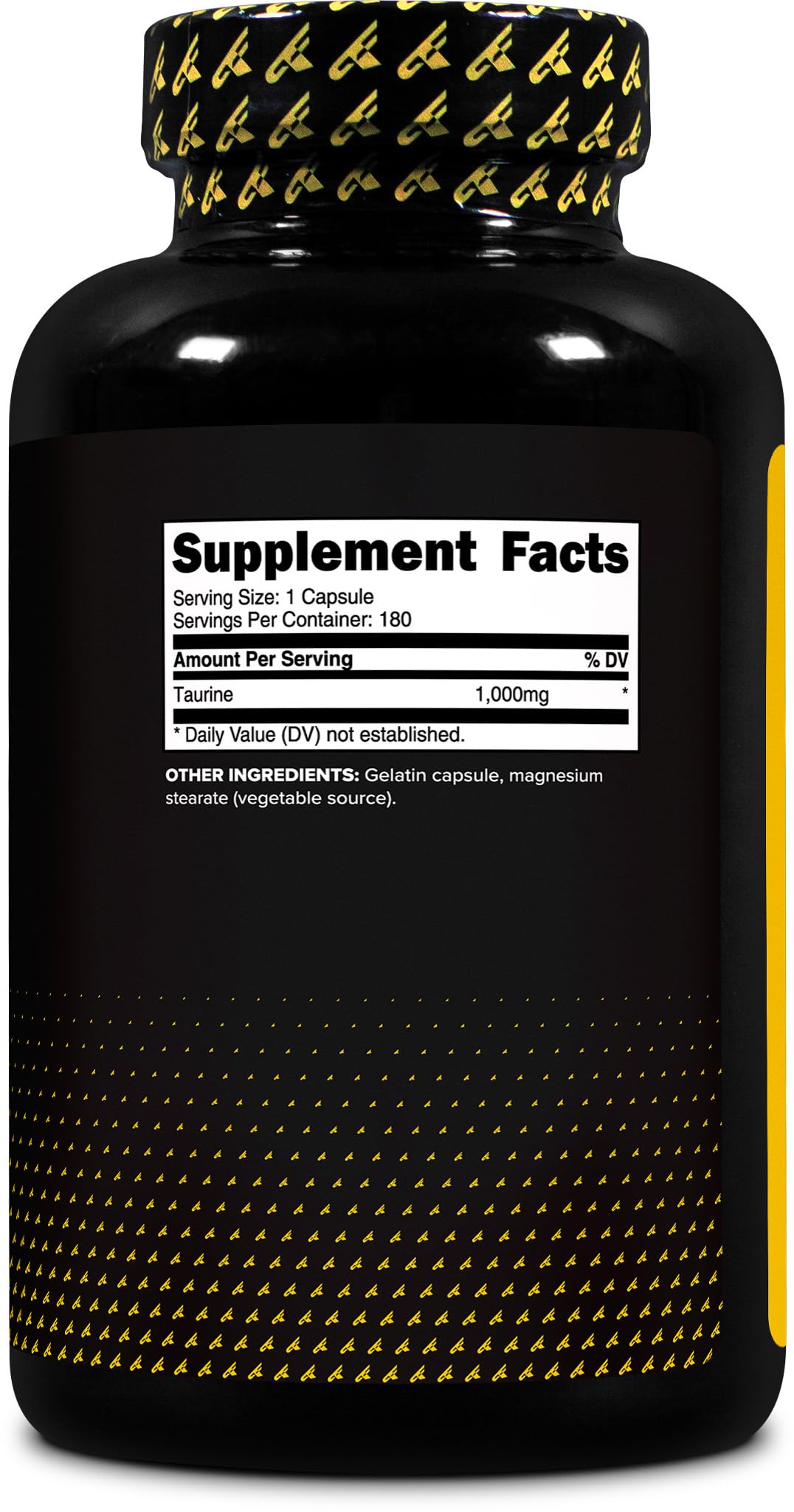 Natural taurine capsules for health