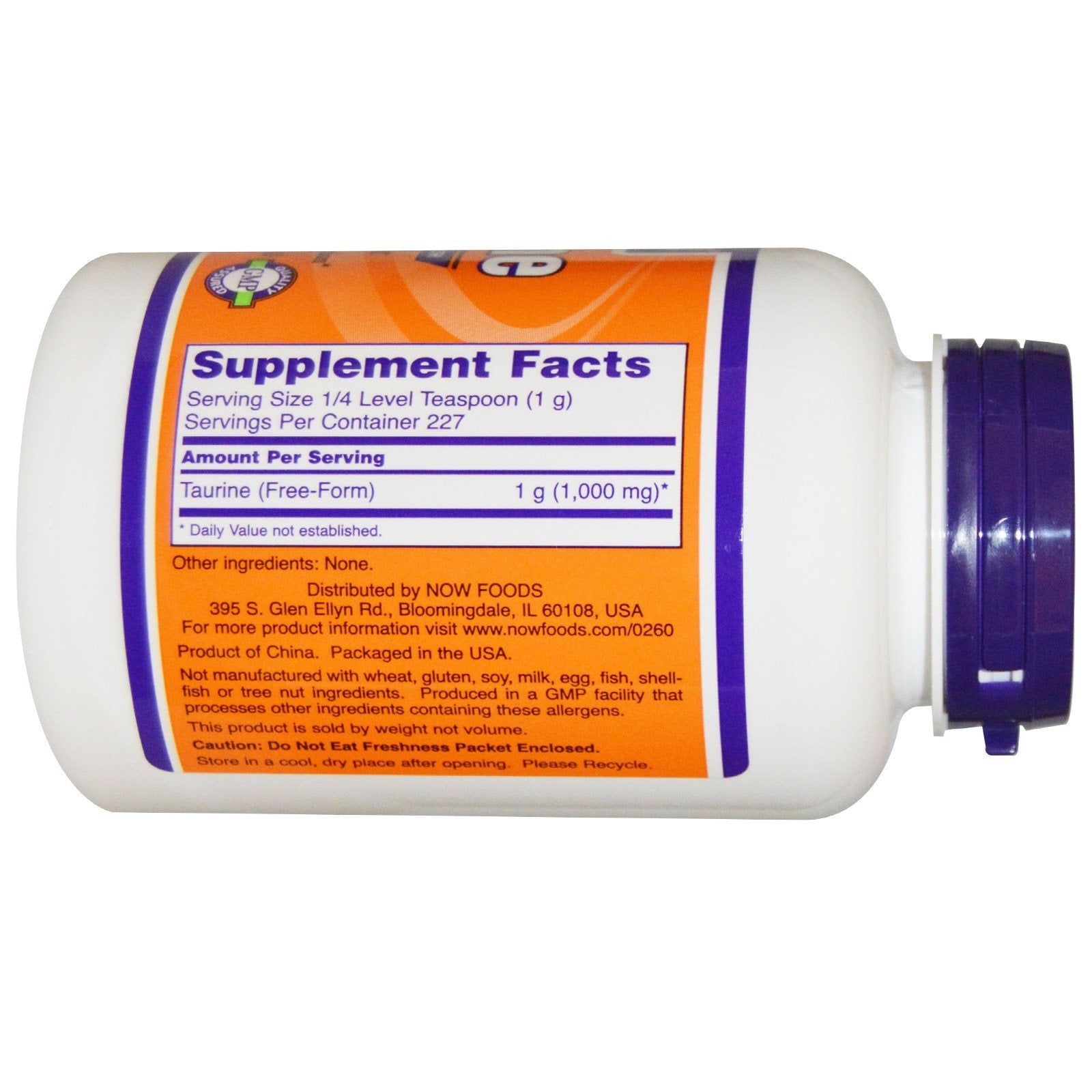 Natural taurine for wellness support