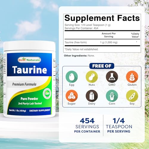 natural taurine powder for recovery