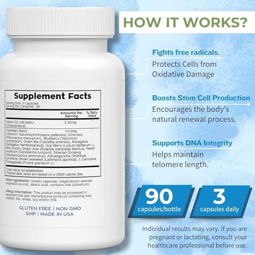 natural telomere support capsules