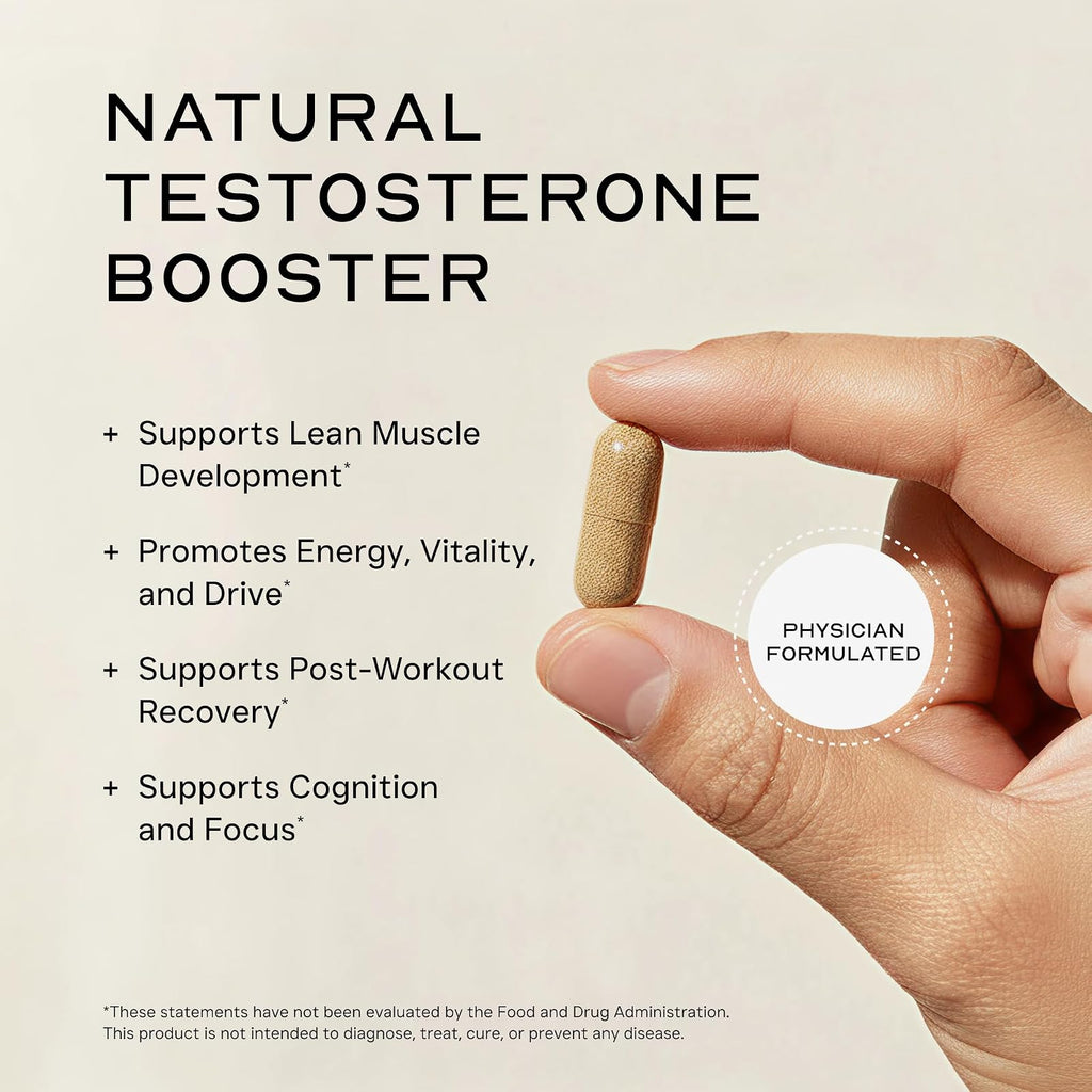 Natural testosterone booster capsules