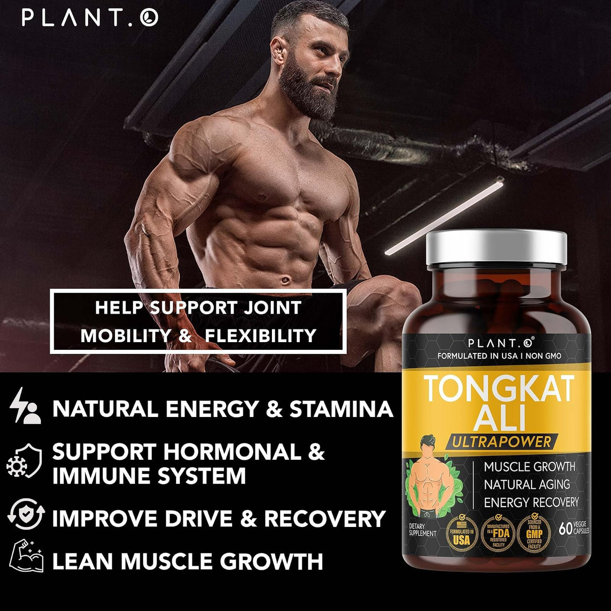 Natural testosterone booster for men