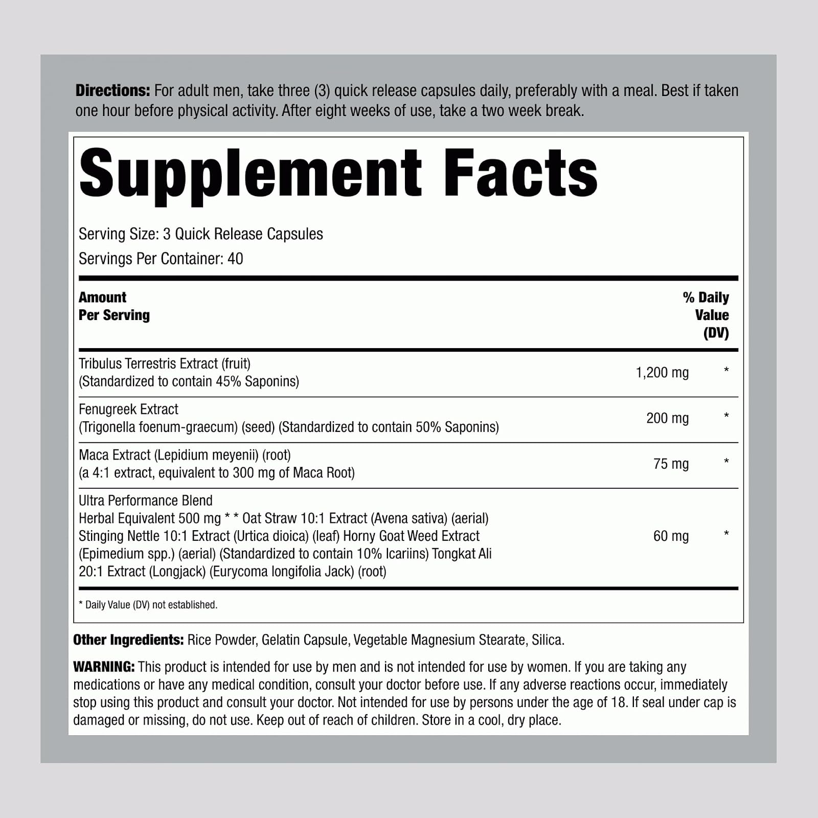 natural testosterone booster supplement
