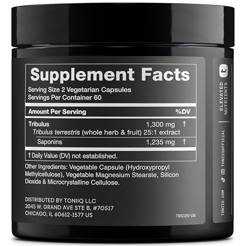 natural testosterone booster Toniiq Tribulus
