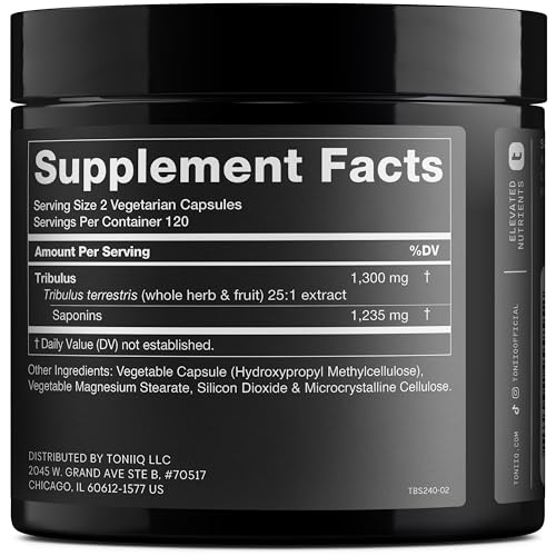 natural testosterone booster Toniiq Tribulus