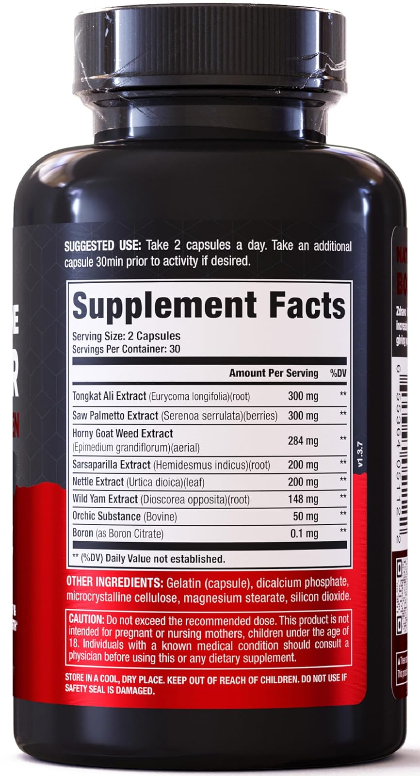 natural testosterone support capsules