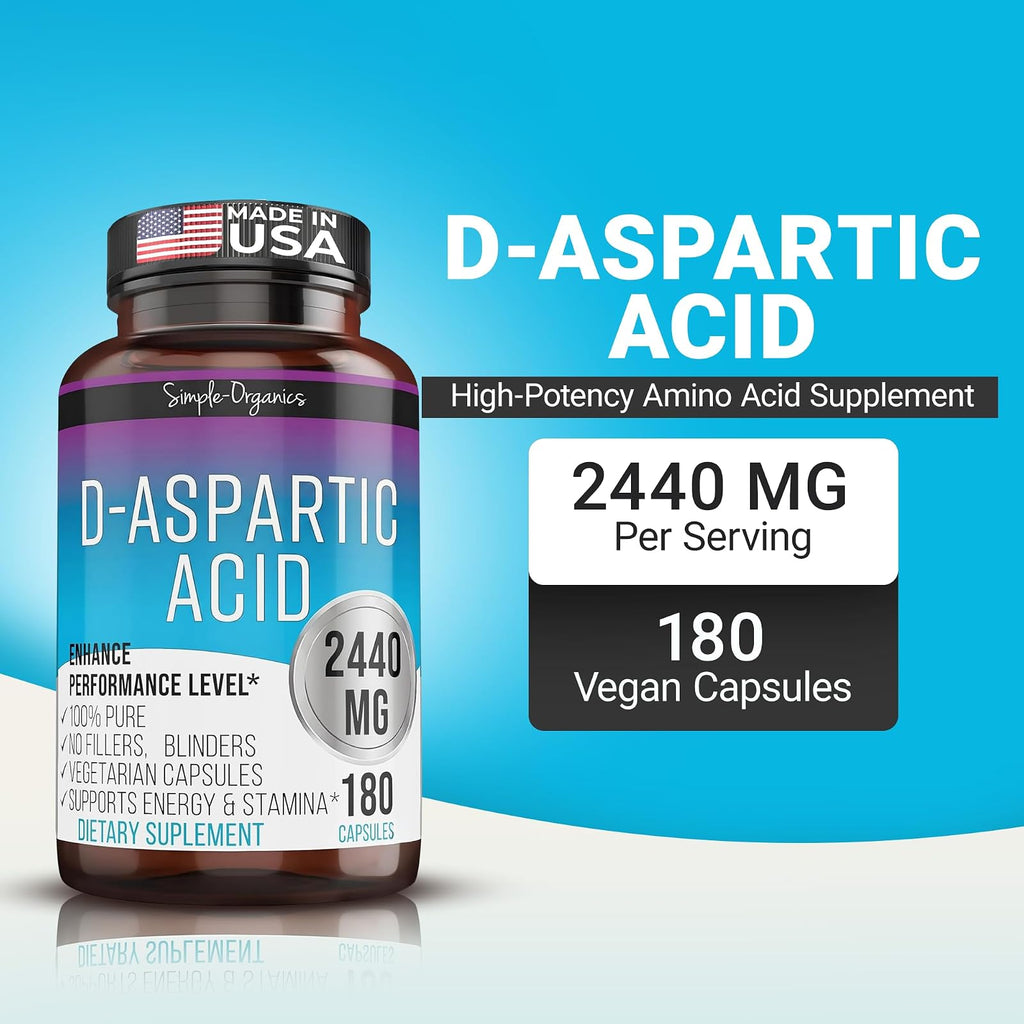 natural testosterone support D-Aspartic Acid