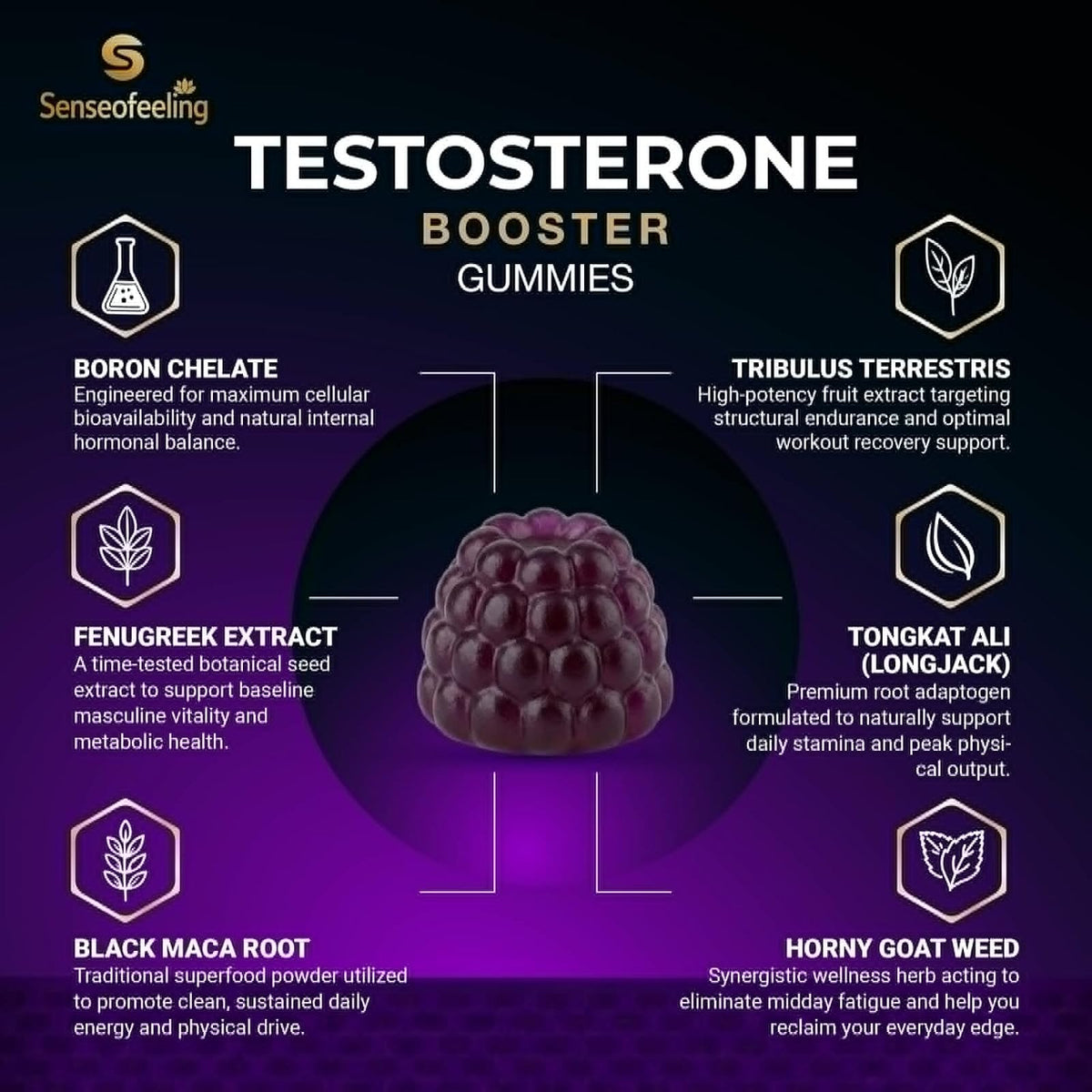 natural testosterone support gummies
