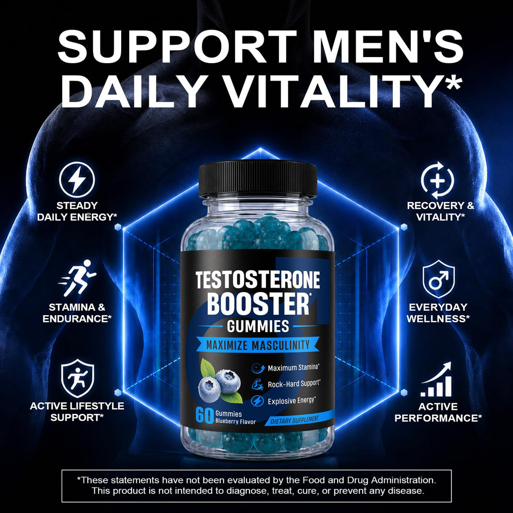 natural testosterone support gummies