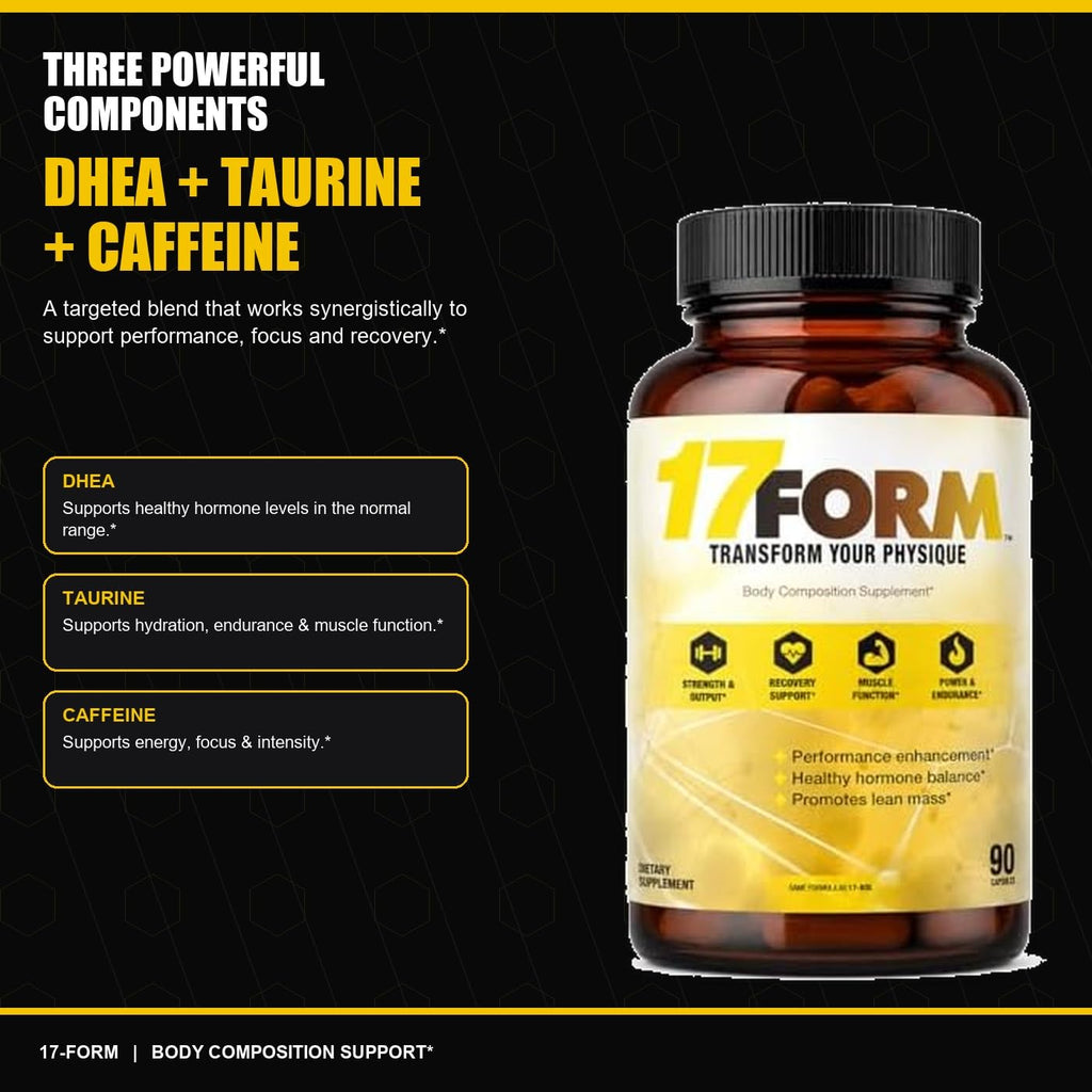 Natural testosterone support with 17-Form