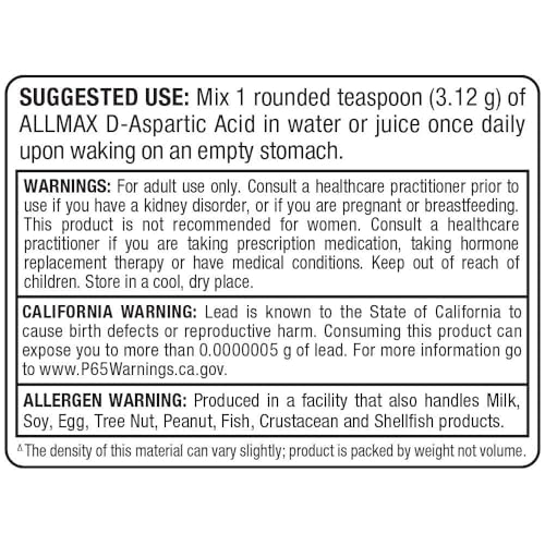 Natural testosterone support with ALLMAX powder