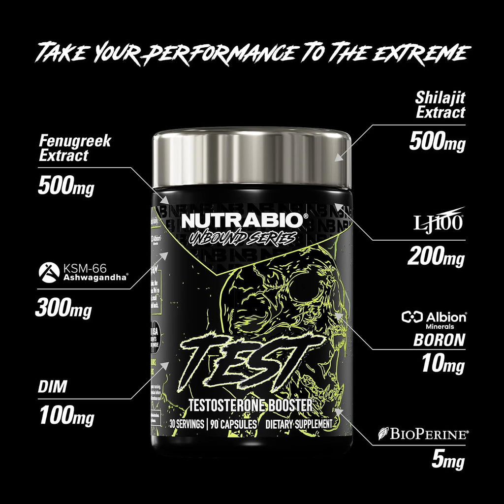 Natural testosterone support with NutraBio