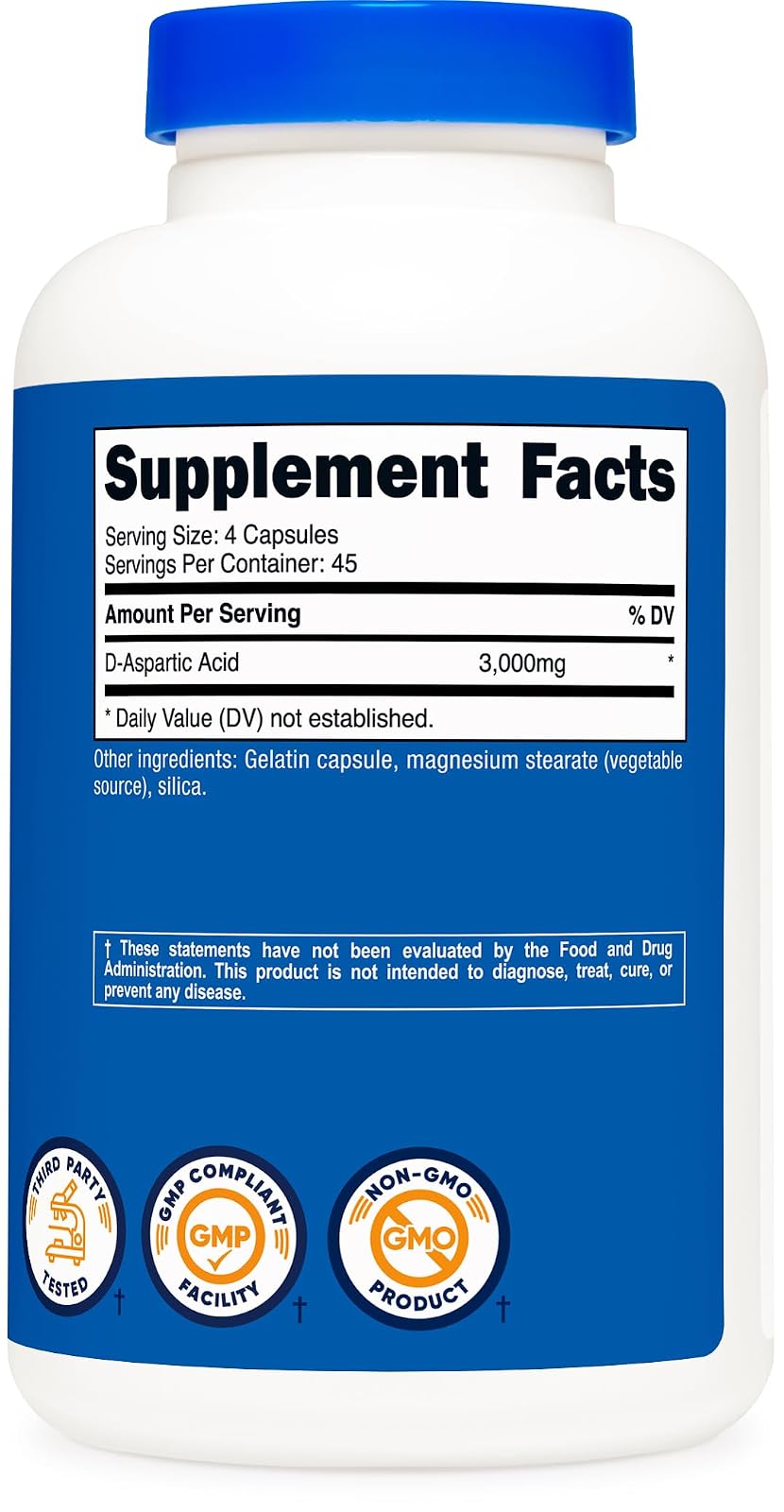 Natural testosterone support with Nutricost