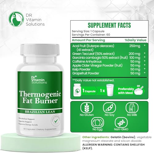 natural thermogenic fat burners capsules