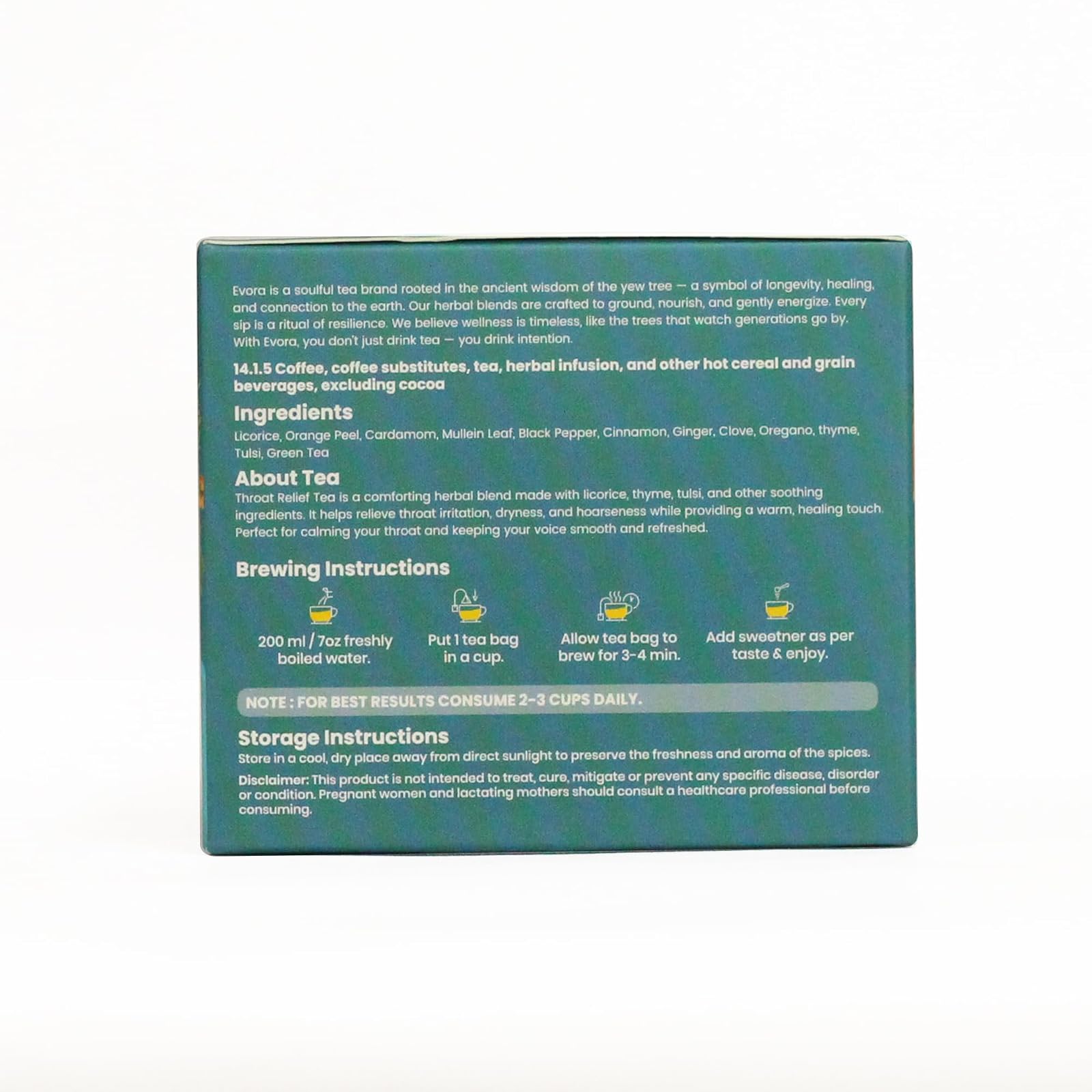natural throat relief herbal infusion