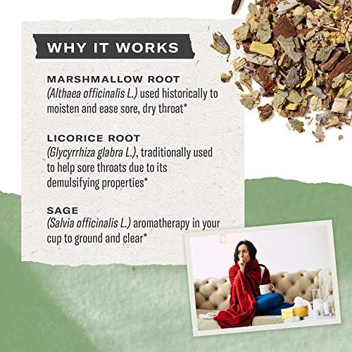 natural throat relief herbal tea