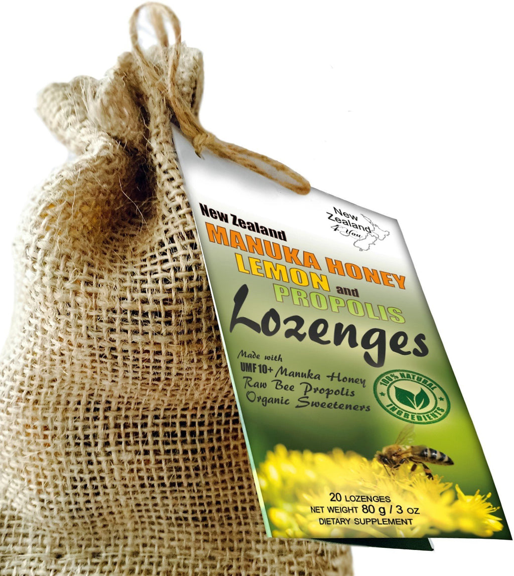 natural throat relief with lozenges