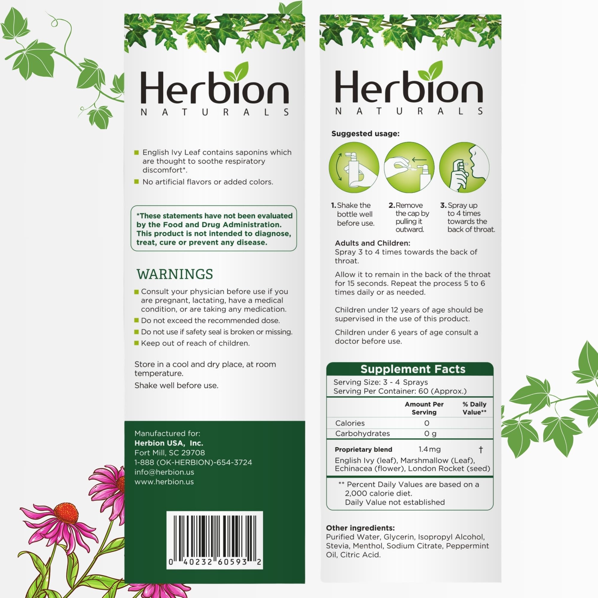 natural throat relief with marshmallow